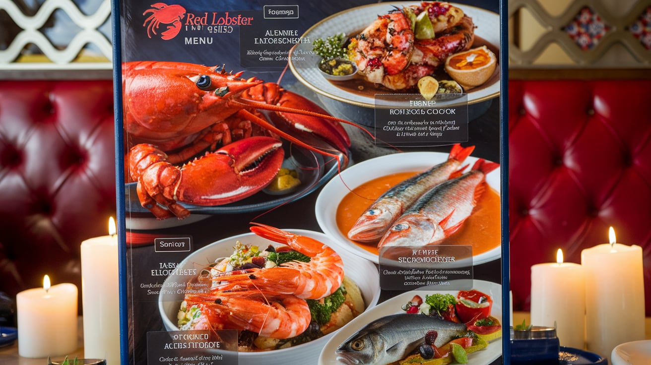 Red Lobster Dinner Menu with Prices 2025