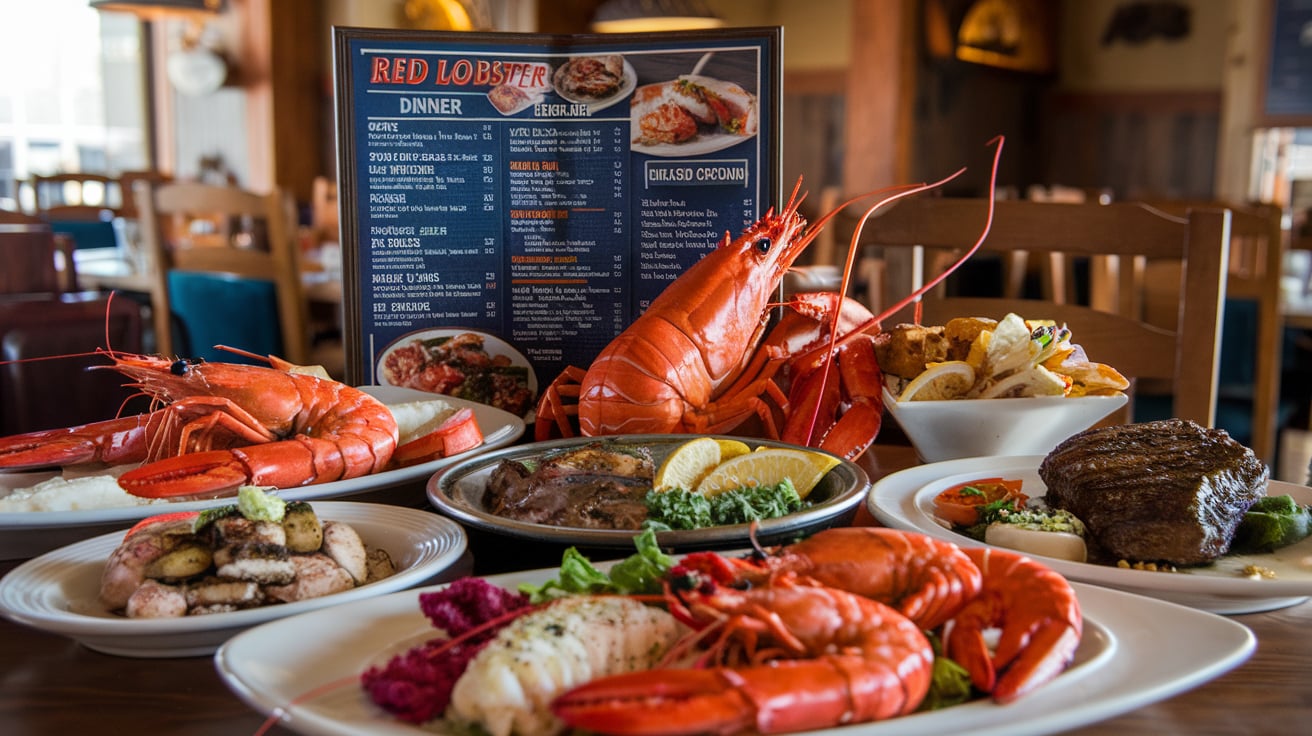 Red Lobster Dinner Menu with Prices 2025