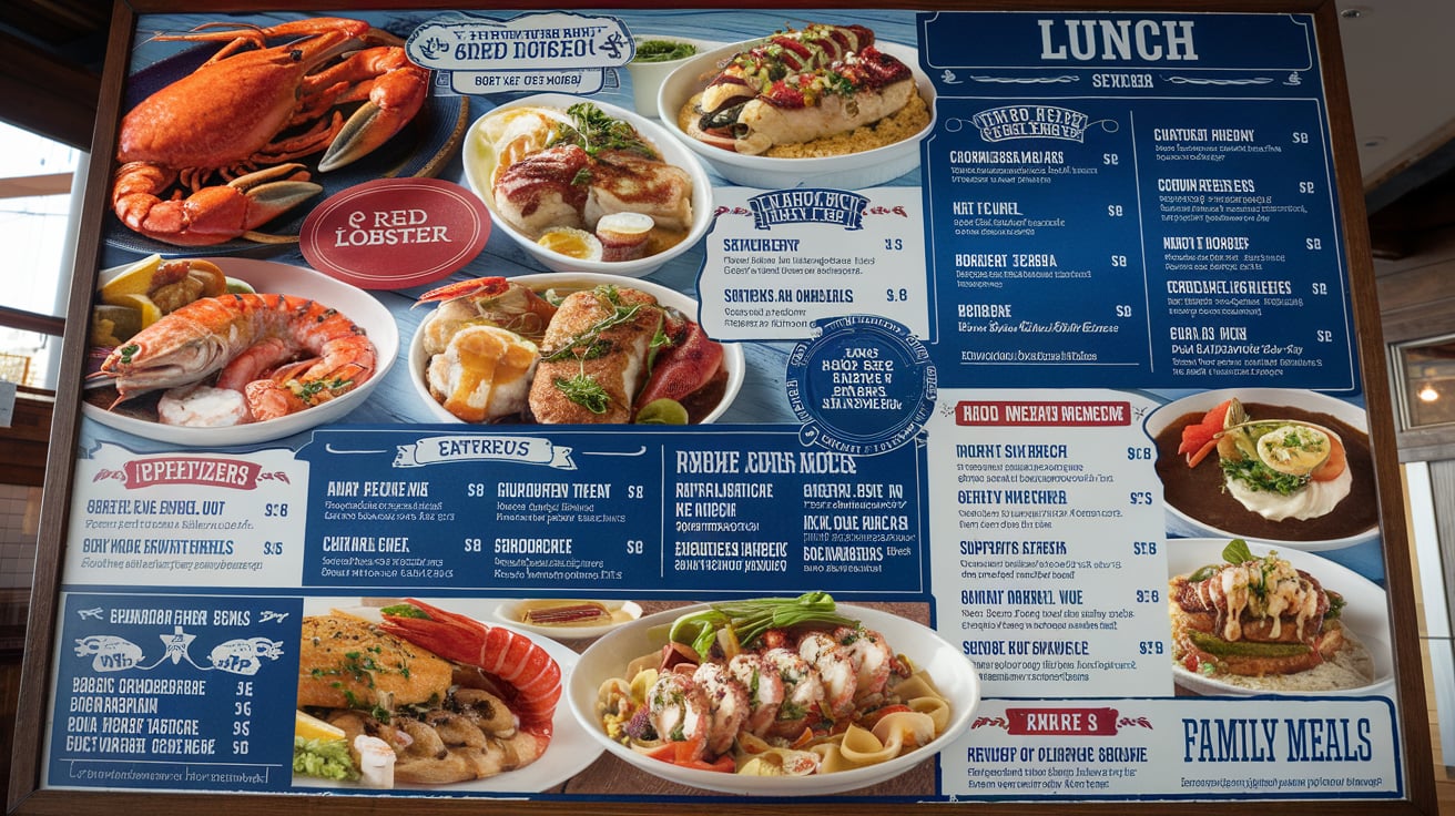 Red Lobster Lunch Menu With Prices [Weekday Lunch Menu]