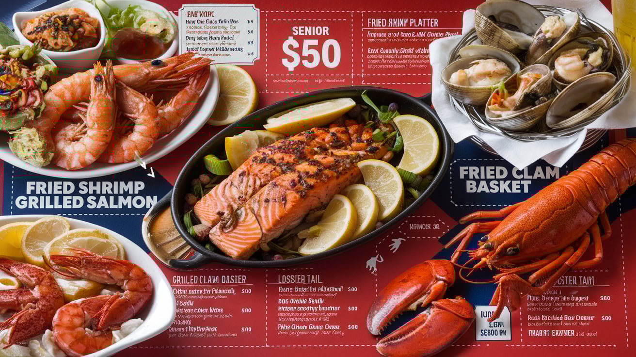 Red Lobster Senior Menu With Prices & Discount